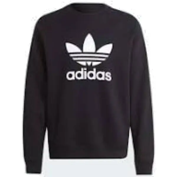Adidas Adicolor Classics Trefoil Crewneck Sweatshirt - Black/white