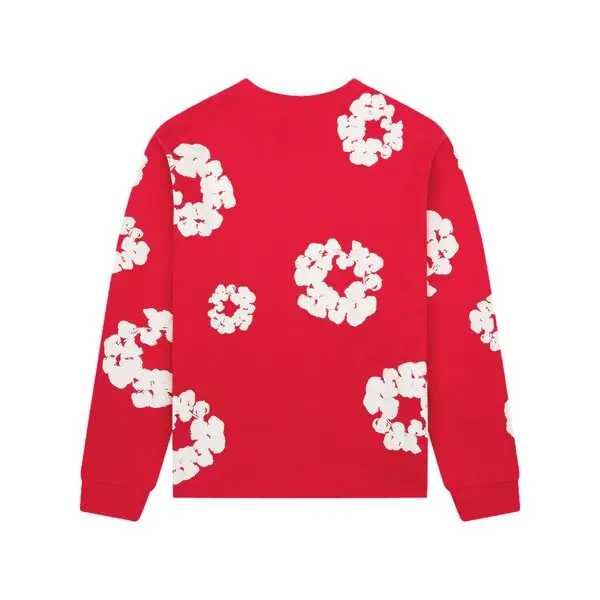 DENIM TEARS Cotton Wreath Long Sleeve T-shirt
