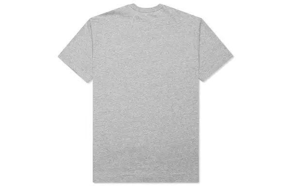 Play Comme Des Garcon Basic T-shirt Two Emblems - Grey
