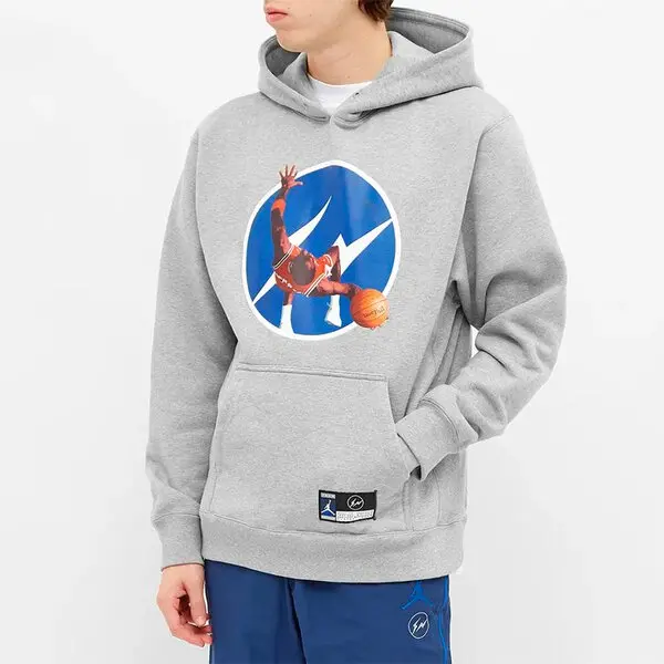 JORDAN Air Printing Pattern Hooded Sweatshirt