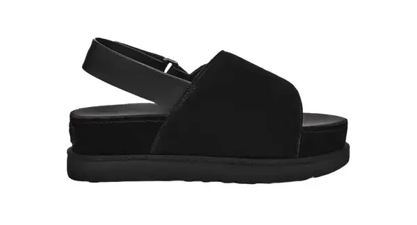 UGG Goldenstar Hi Slingback Sandals - Black