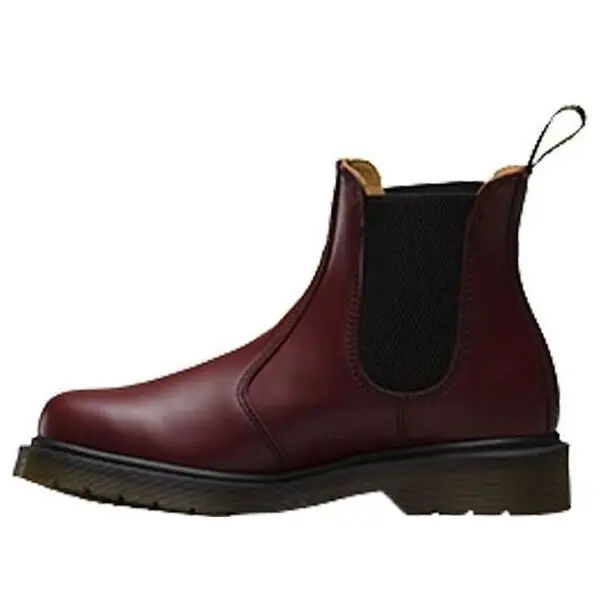 Dr. Martens 2976 Smooth Chelsea Boots - Cherry Red