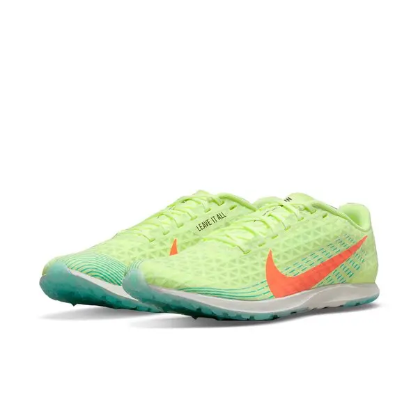 Nike Zoom Rival Waffle 5 Athletic Sneakers - Green/orange