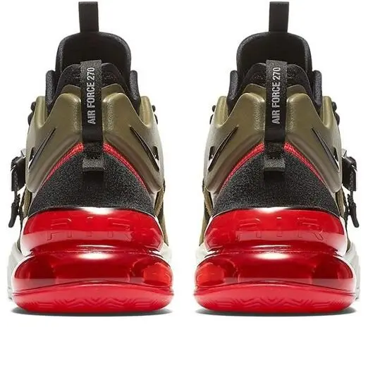 Nike Force 270 High Top Sneakers - /black/orange