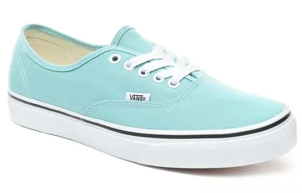 VANS Authentic Casual Skate Shoes - Green