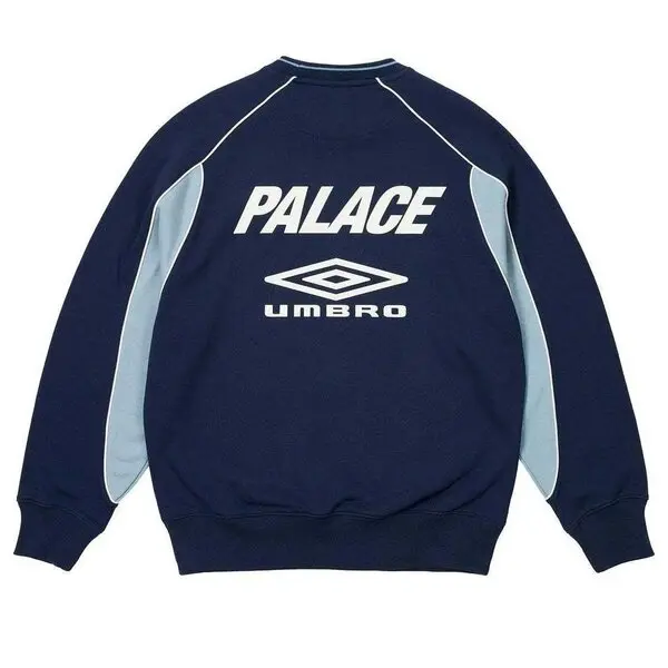 PALACE X Umbro Crewneck Sweatshirt - Blue