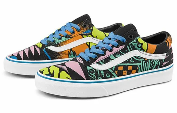 VANS Old Skool Graffiti Sneakers - Multi-color