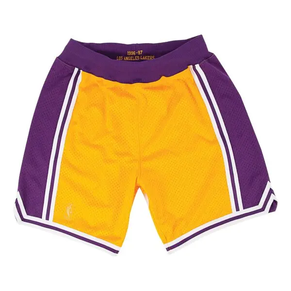 Mitchell & Ness X Nba Los Angeles Lakers 1996-97 Home Shorts - Yellow