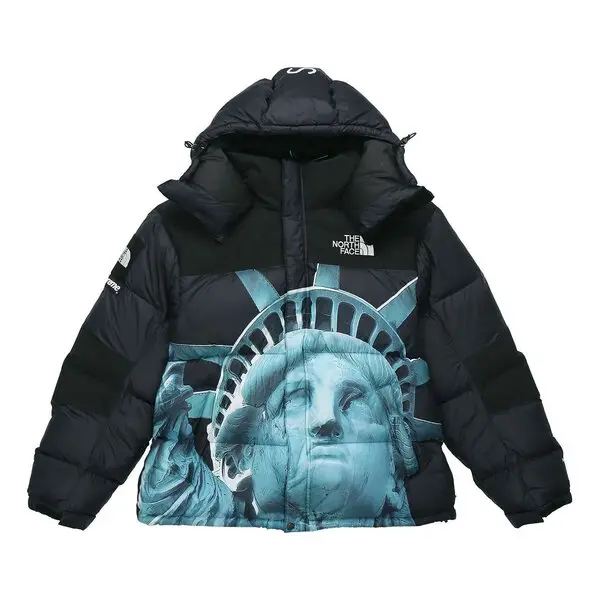 Supreme X The North Face Statue Of Liberty Mountain Jacket - Black/blue