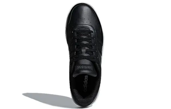 Adidas Hoops 2.0 Lace-up Sneakers - Black