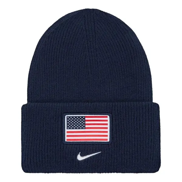 Nike Usa Peak Beanie - Obsidian/summit White