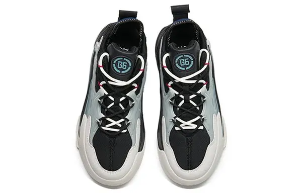 ANTA G6 "black Grey Blue" Athletic Sneakers - Grey/blue/black