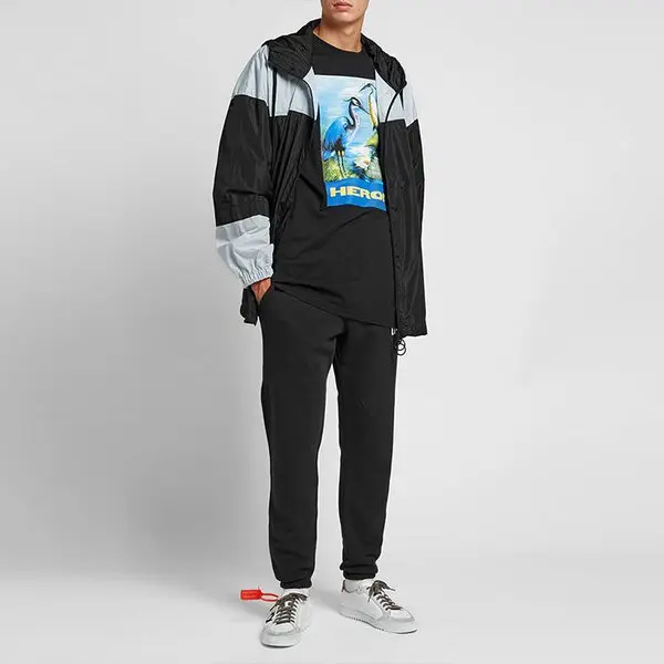 Heron Preston Heron Print Oversized T-shirt /blue/multi