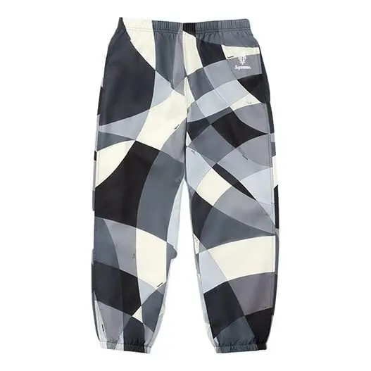 Supreme X Emilio Pucci Sport Pants - Black/white/grey