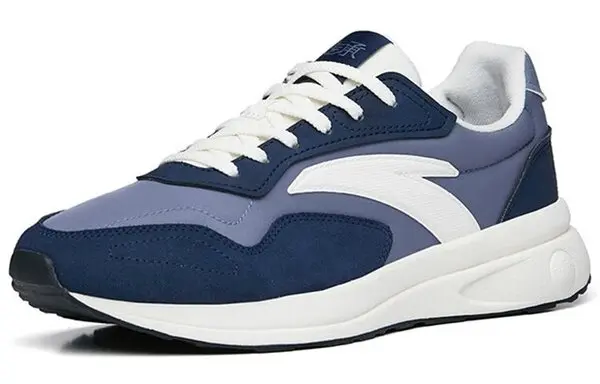 ANTA Heritage 3.0 Low Top Sneakers - Grey/navy/white