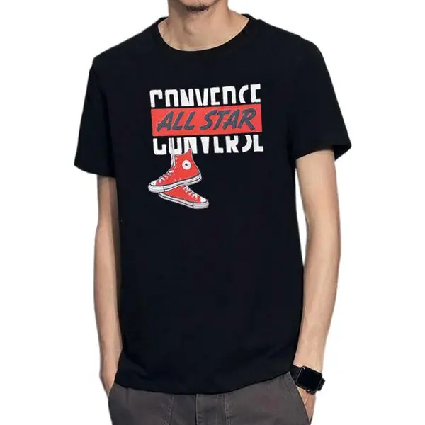 CONVERSE Dangling Chuck Short Sleeve T-shirt Asia Sizing