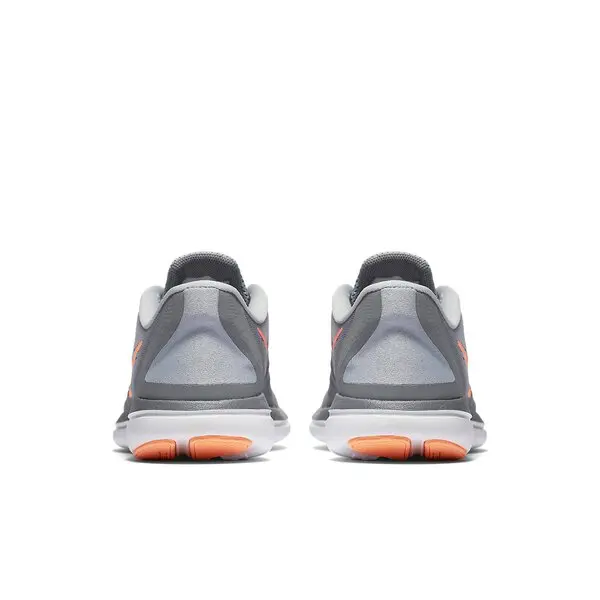Nike Flex 2017 Rn Athletic Sneakers - Wolf Grey/sunset Glow