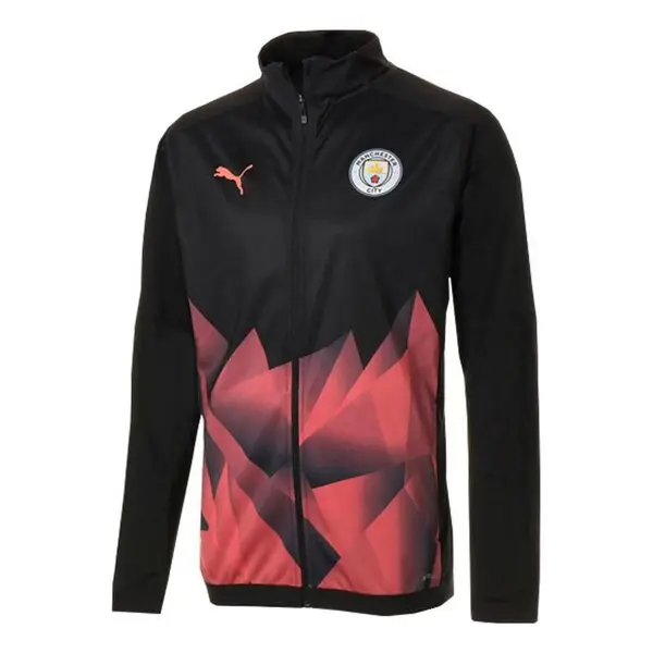 PUMA Manchester City Stadium Jacket - Red/black