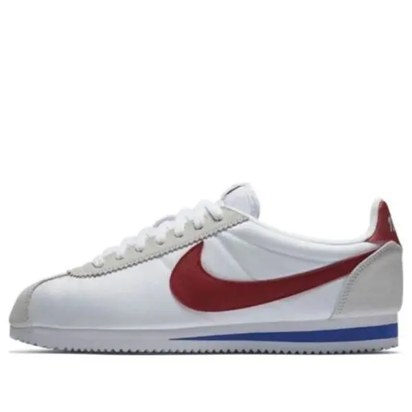 Nike Cortez Nylon Premium Sneakers - White/red/blue