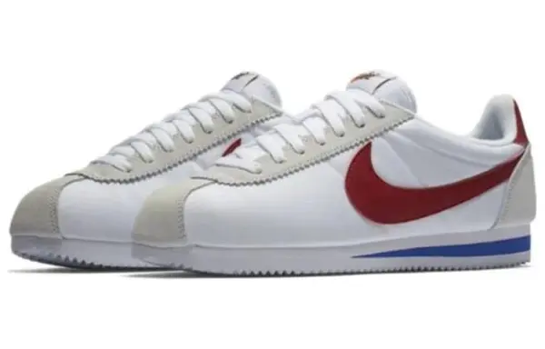 Nike Cortez Nylon Premium Sneakers - White/red/blue