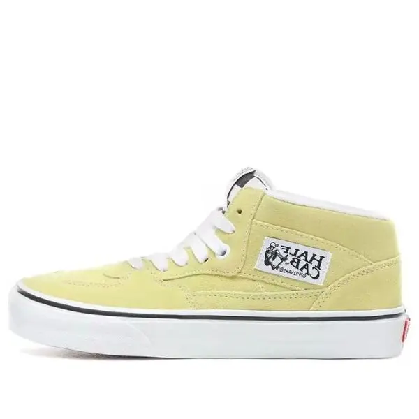 VANS Suede Half Cab Mid Top Sneakers - Light Yellow