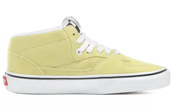 VANS Suede Half Cab Mid Top Sneakers - Light Yellow