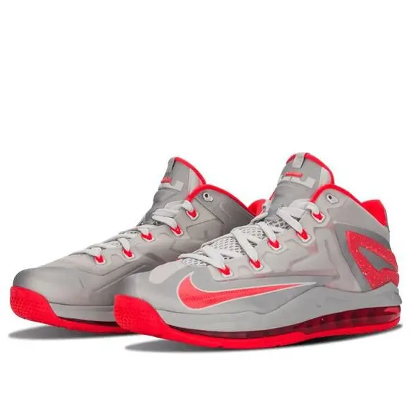 Nike Lebron Low Athletic Sneakers - Red/grey