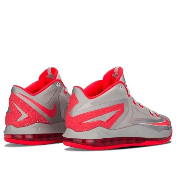 Nike Lebron Low Athletic Sneakers - Red/grey