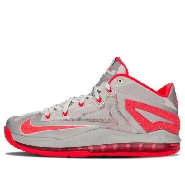 Nike Lebron Low 'base Grey Laser Crimson - Red/grey