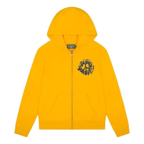 DENIM TEARS Zip Hoodie - Yellow