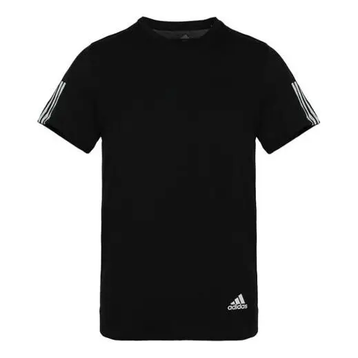 Adidas Run It Tee Soft Sports Round Neck Short Sleeve - Black