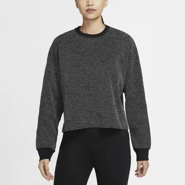 Nike Asymmetrical Yoga Statement Clean Cover-up Sweatshirt