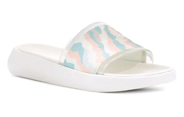 UGG Cali Collage Slide Slipper - Light Blue