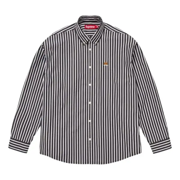 Supreme Ss26 Stripe Shirt - Black
