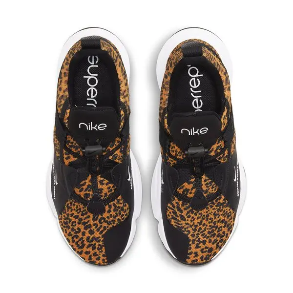 Nike Superrep Groove 'leopard' Training Shoes - Brown/white/chutney
