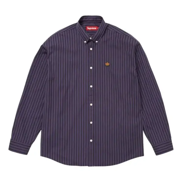 Supreme Ss26 Stripe Shirt - Purple
