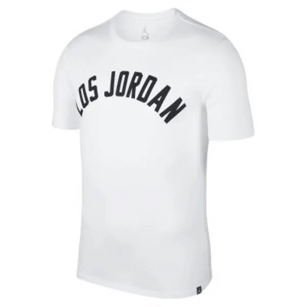 JORDAN Los Logo T-shirt 'black - Multi-color