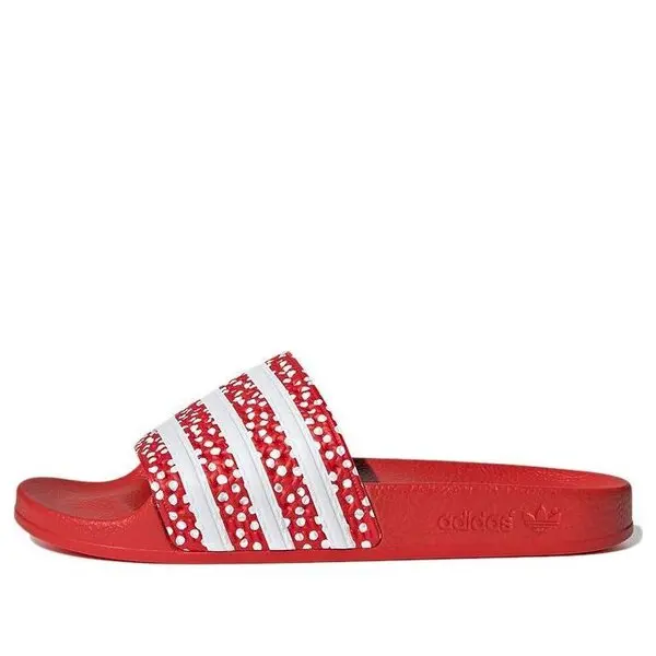 Adidas Adilette Slide 'polka Vivid - Red