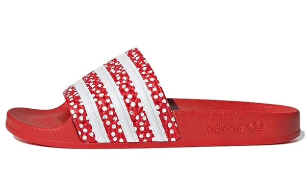 Adidas Adilette Slide 'polka Vivid - Red