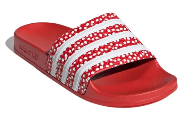 Adidas Adilette Slide 'polka Vivid - Red