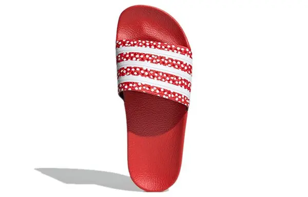 Adidas Adilette Slide 'polka Vivid - Red
