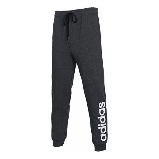 Adidas Neo M Trackpants Logo Printing Bundle Feet Sports Pants - Gray