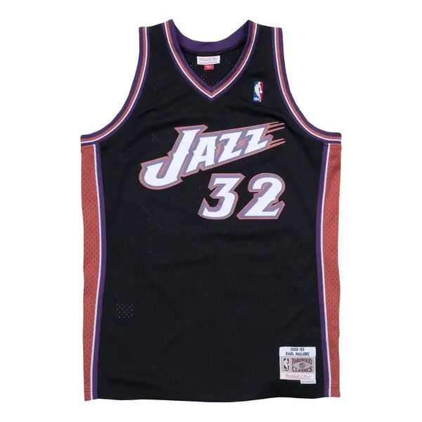 Mitchell & Ness X Nba Utah Jazz 1998-99 Swingman Jersey 'karl Malone 32 - Black
