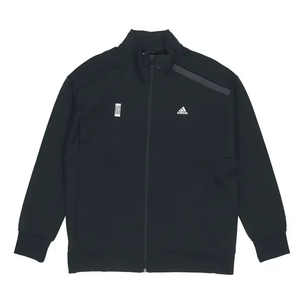Adidas Casual Sports Stand Collar Jacket - Black