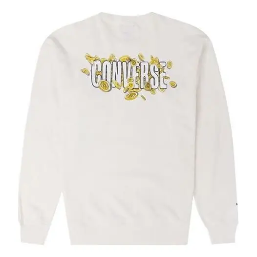 CONVERSE Graphic Crewneck Sweatshirt - Egret