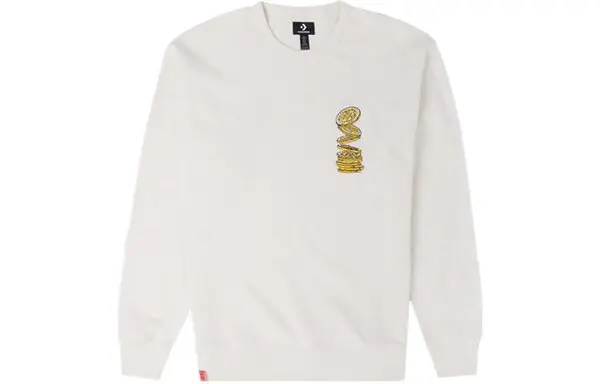 CONVERSE Graphic Crewneck Sweatshirt - Egret
