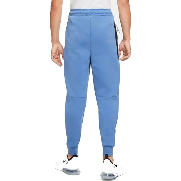 Nike Nsw Tch Flc Jggr Solid Color Logo Bundle Feet Sports Pants/trousers/joggers - Blue