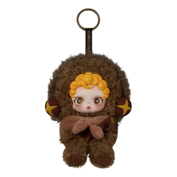 POP MART Skullpanda You Found Me Plush Doll Pendant 'sneaky Chestnut - Multi-color