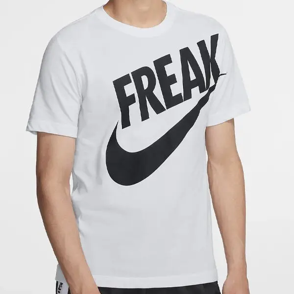 Nike Giannis Dri-fit Tee Alphabet Basketball T-shirt - White