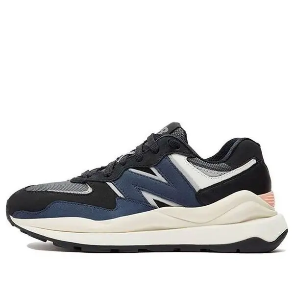 NEW BALANCE 57/40 Lace Up Sneakers - Black/navy Blue/gray